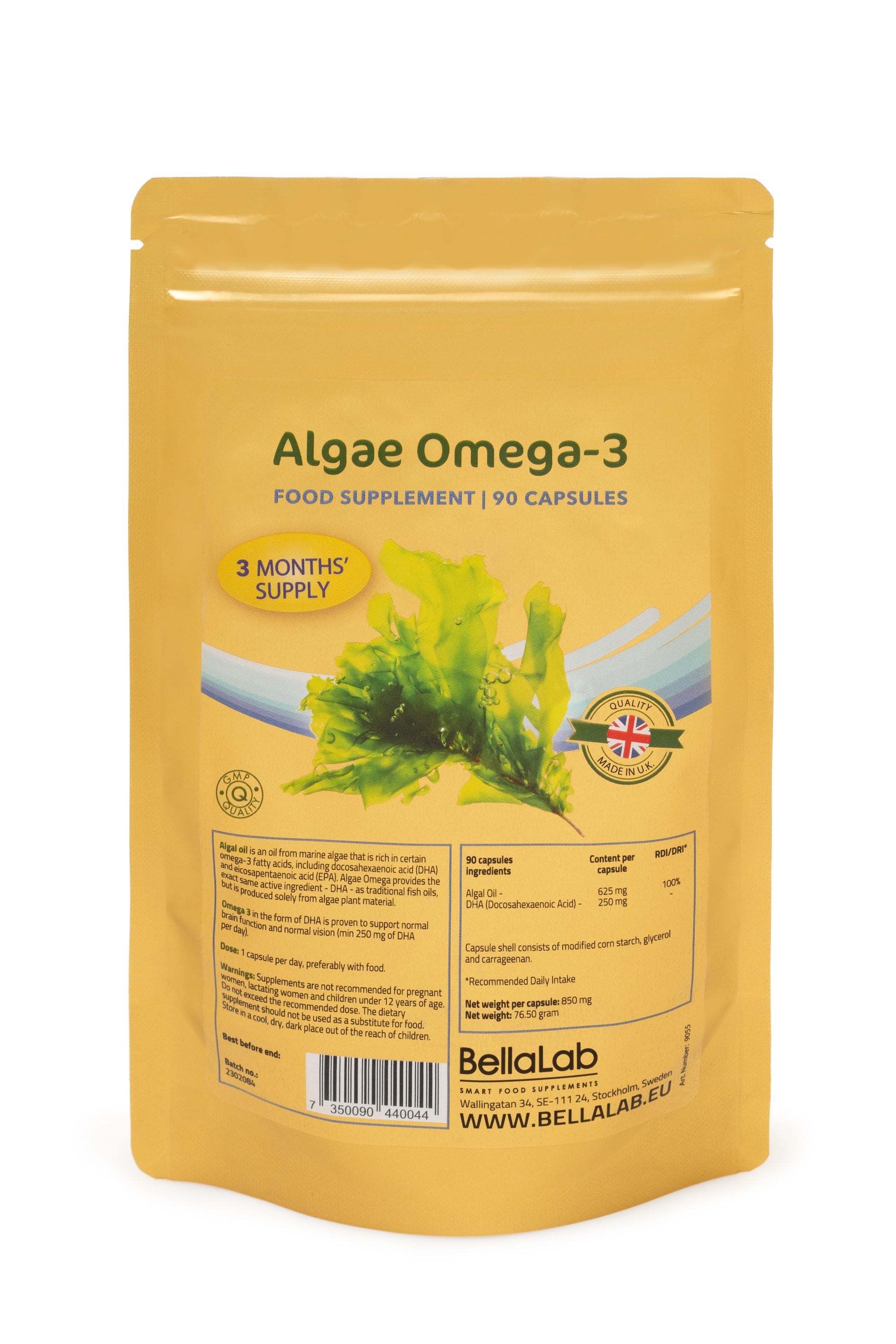 Alge Omega-3 – Bellalab HR
